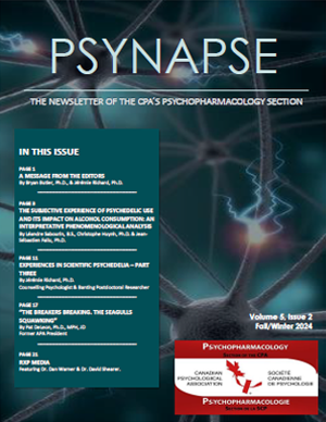 Psychopharmacology Section: Newsletters - Canadian Psychological ...